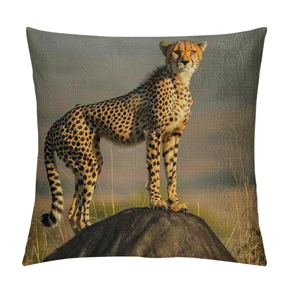 Cheetah, rock, gazelle Graphic Decorative Men Women Boy Girl Room ...