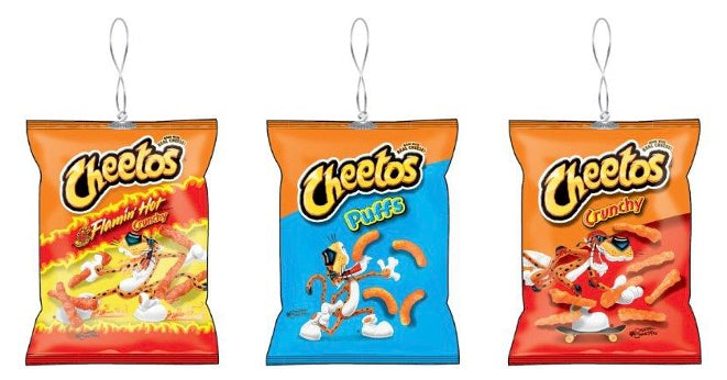 Cheetos 3-pack Christmas Tree Ornament Set - Walmart.com