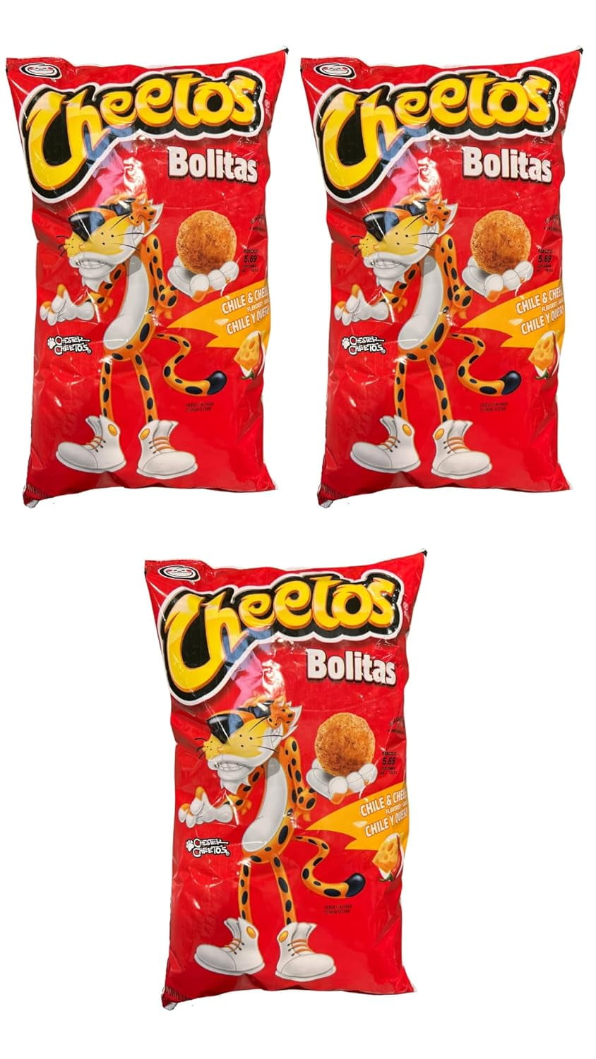 Cheetos Bolitas, Chile and Cheese, 7 oz (Pack of 3) - Walmart.com