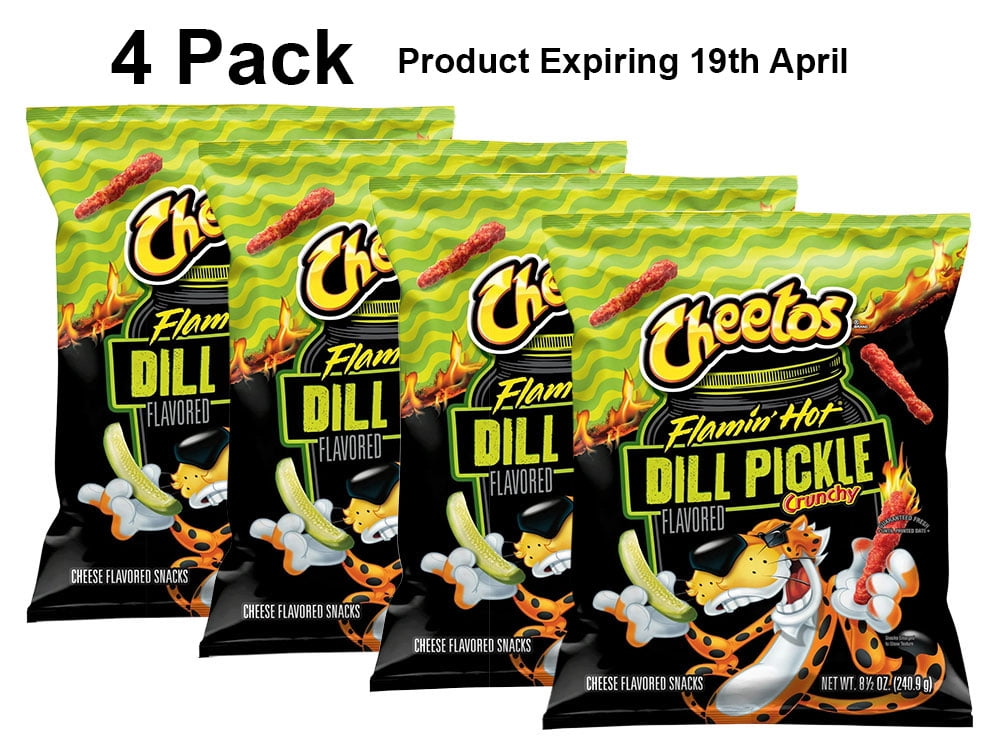 Cheetos Brand Minis Flamin’ Hot Cheese Flavored Canister, 3.62 oz ...