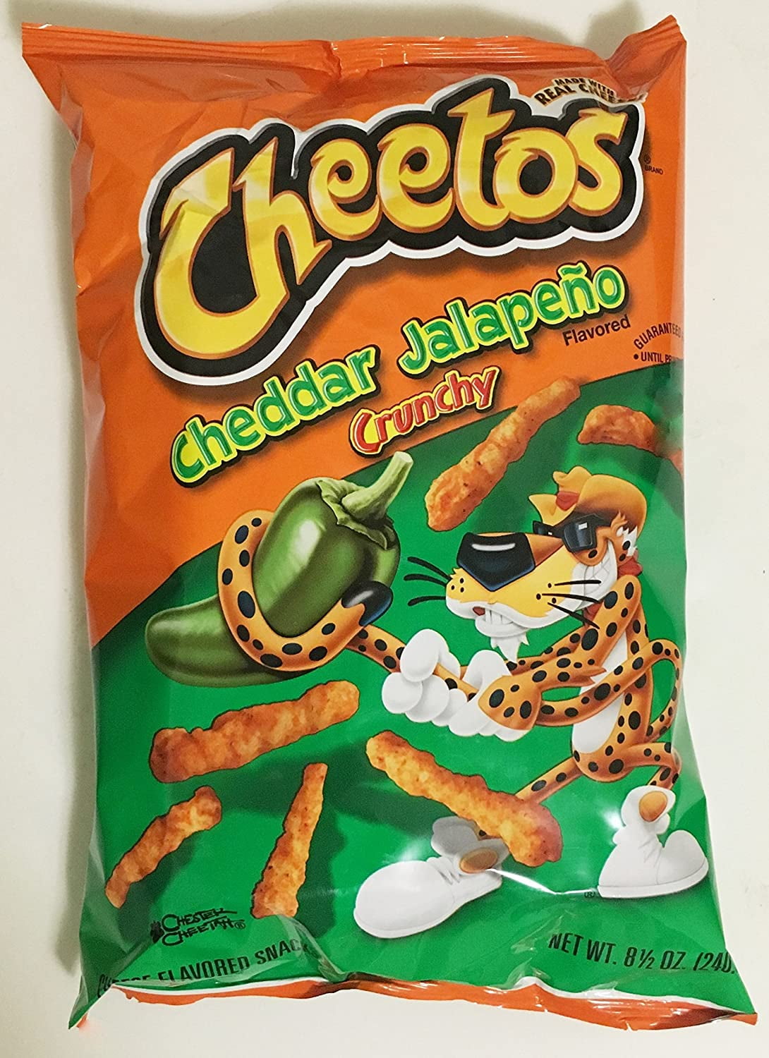 Cheetos Cheddar Jalapeno Crunchy (3-Pack) - 8.5 oz Each - Walmart.com