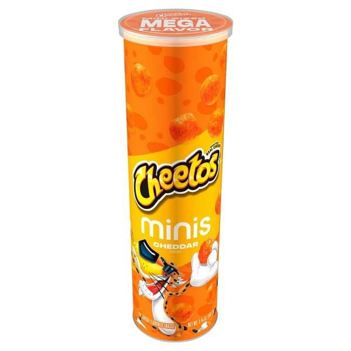Cheetos Cheese Flavored Snacks, Cheddar, Minis (2 pack) - Walmart.com