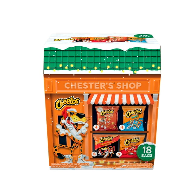 Cheetos Cheese Flavored Snacks Variety Pack, 17 oz 18 Count - Walmart.com