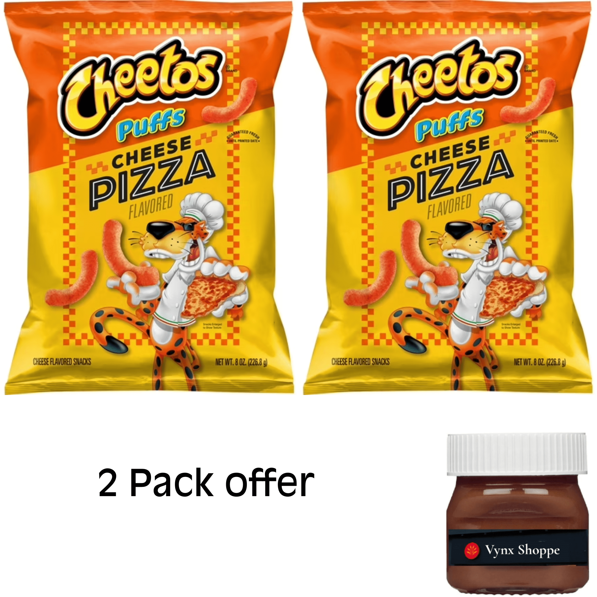 Cheetos Cheese Pizza Puffs Snack 8.0 Ounce Bag - Walmart.com