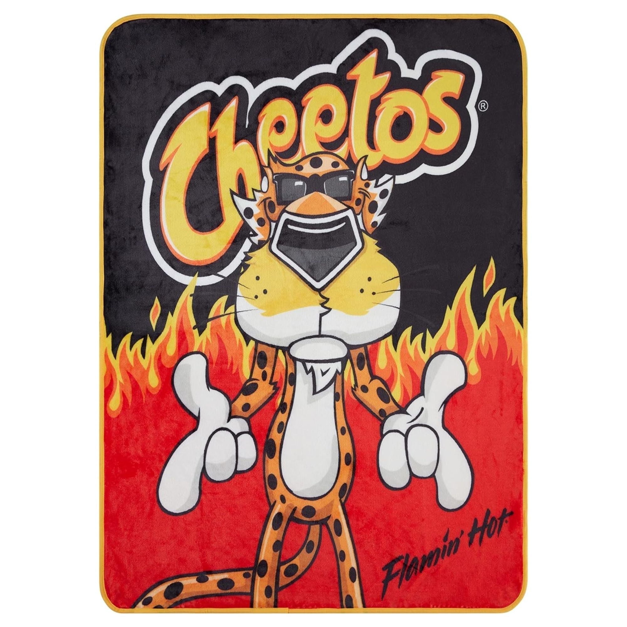 Cheetos Unisex Throw Blanket, Plush Chester Cheetah Fleece Blanket for ...