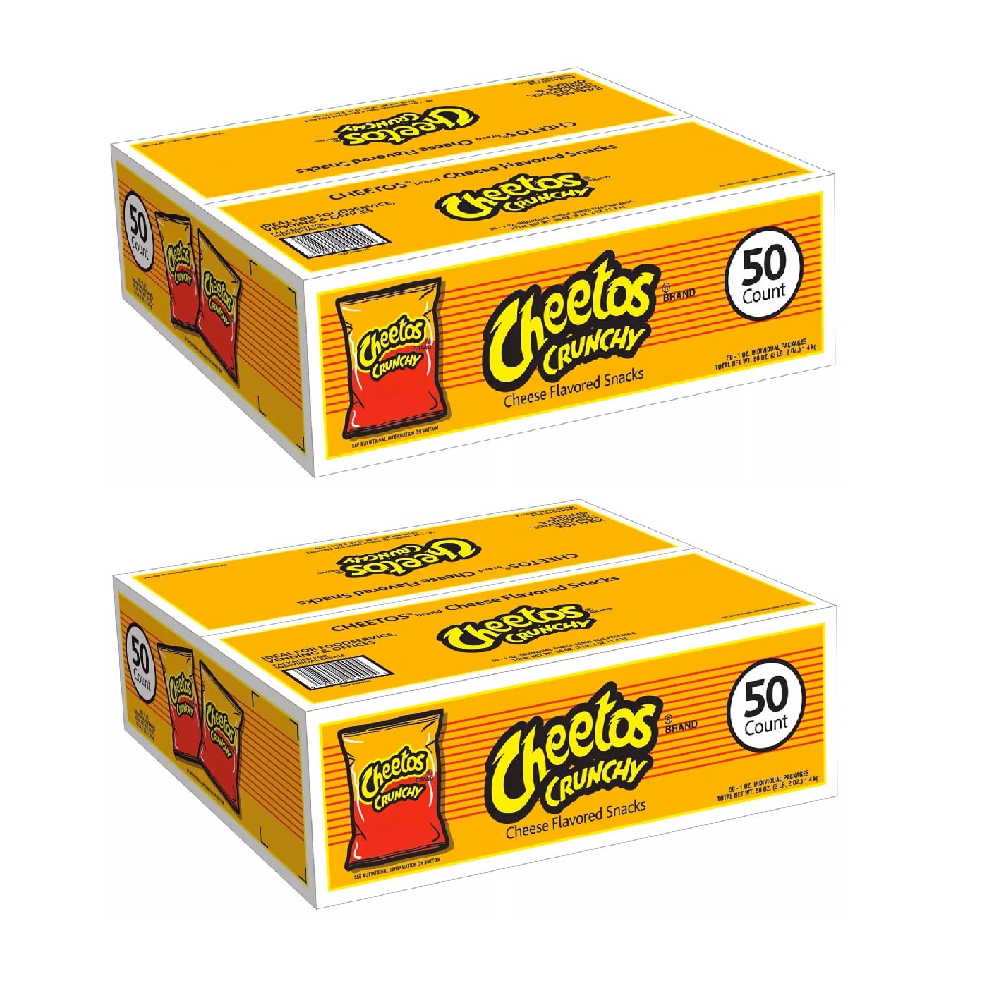 Cheetos Crunchy (1 oz., 50 ct.) 2PK - Walmart.com