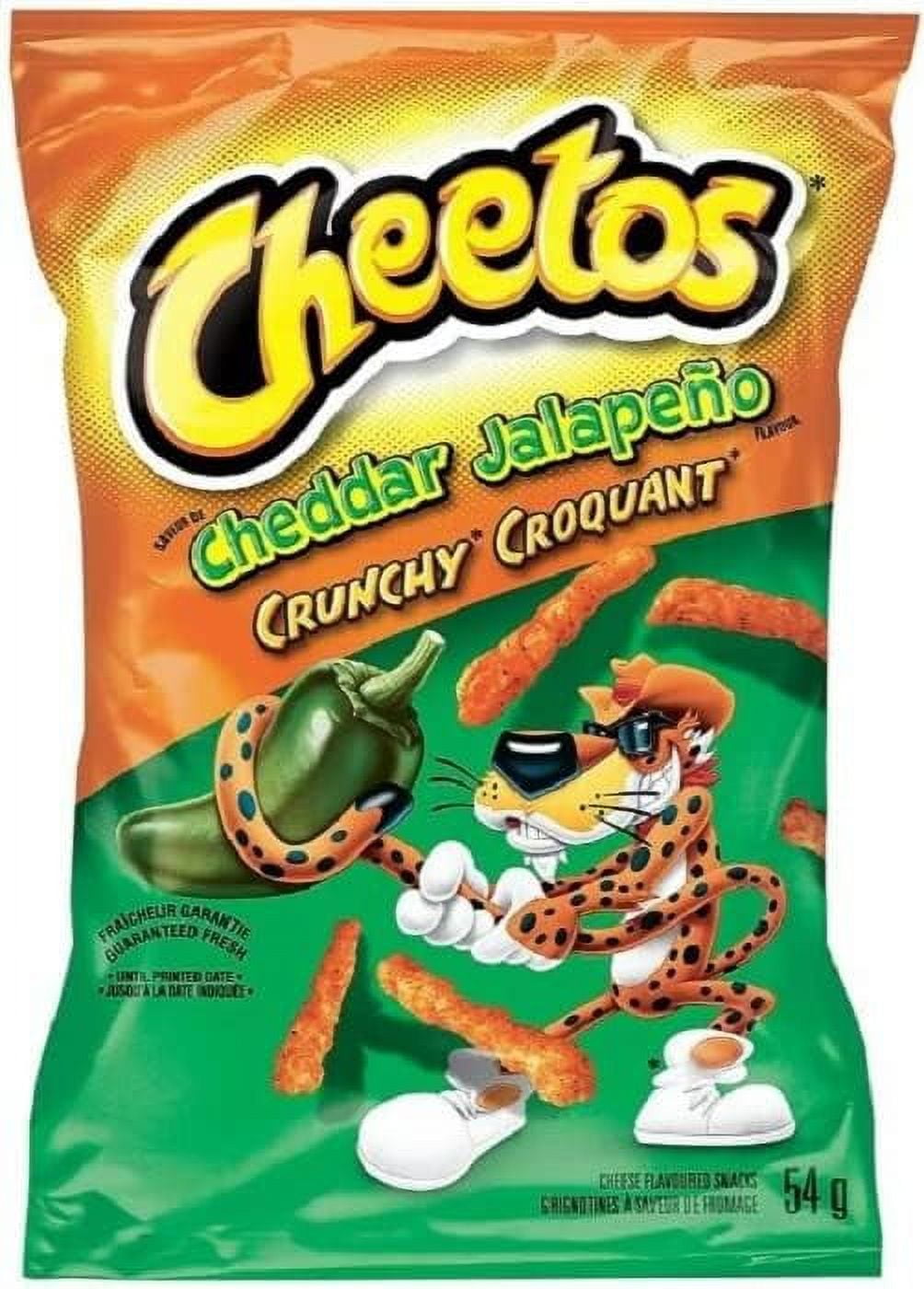 Cheetos Crunchy Cheddar Jalapeno Flavored Puffs, 54g/1.9 oz. Bag - Walmart.com