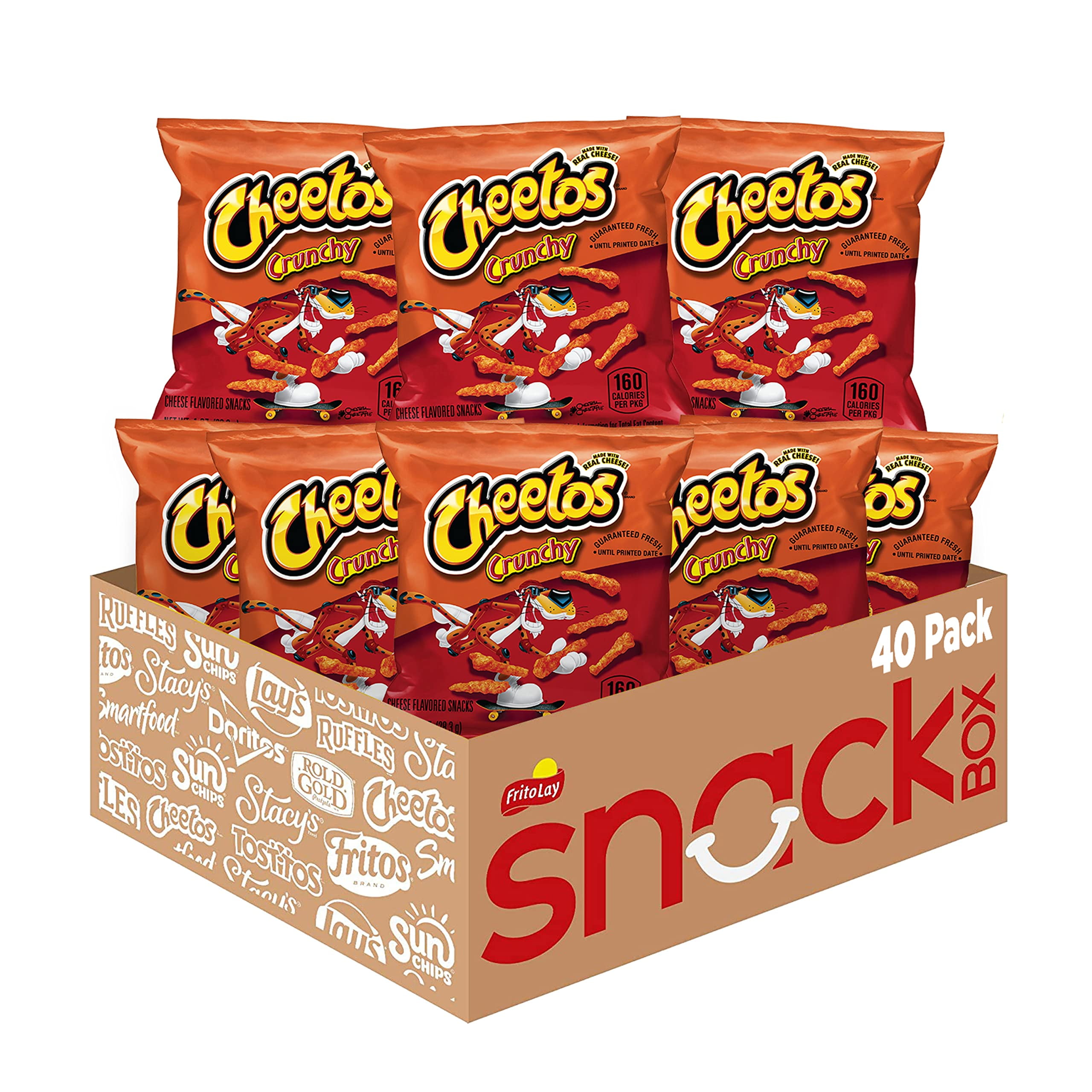 Cheetos Crunchy Cheese Flavored BCF26 Snacks, Gluten Free, 1 Ounce ...