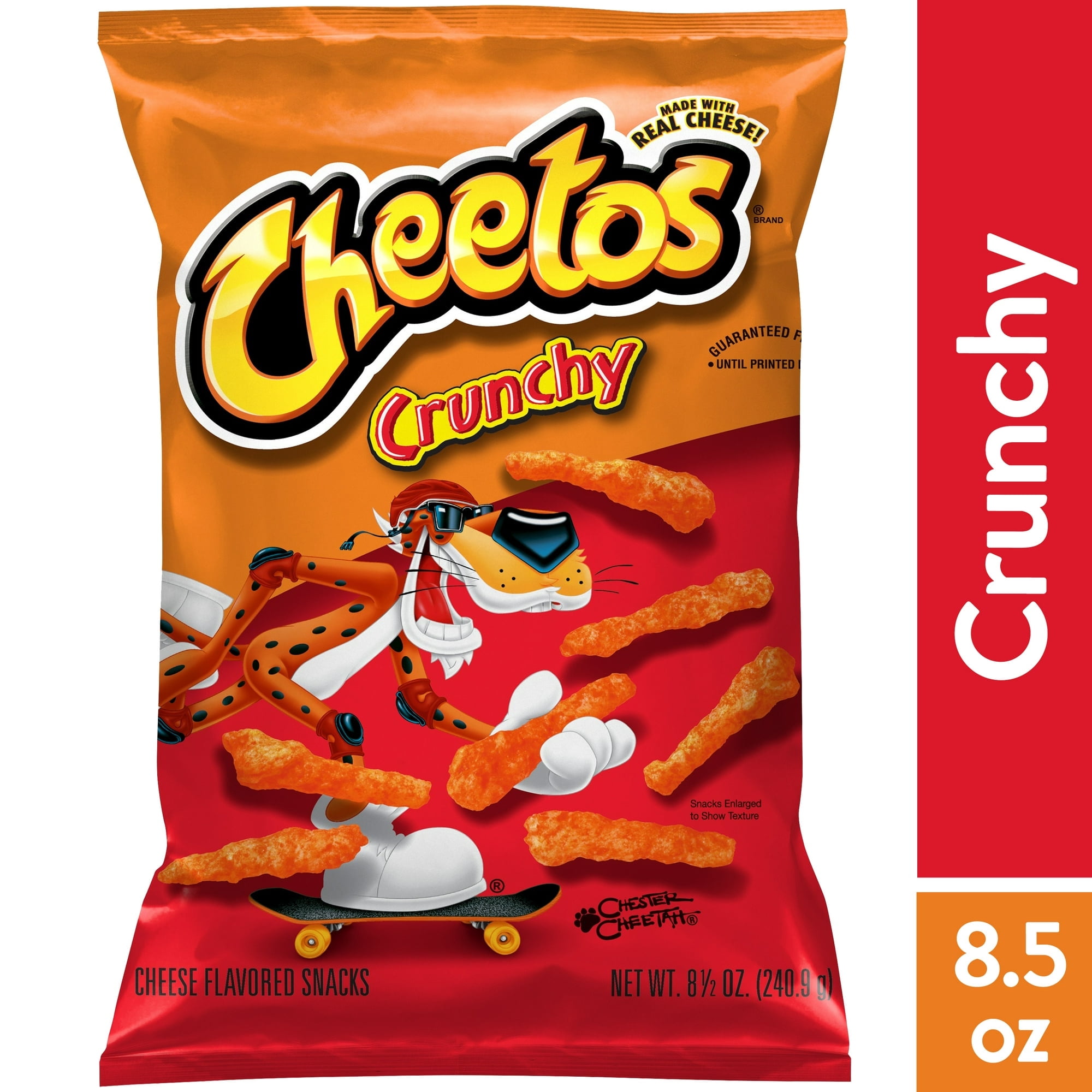 Cheetos Crunchy Cheese Flavored Snack Chips, 8.5 oz Bag (Pack of 1 ...