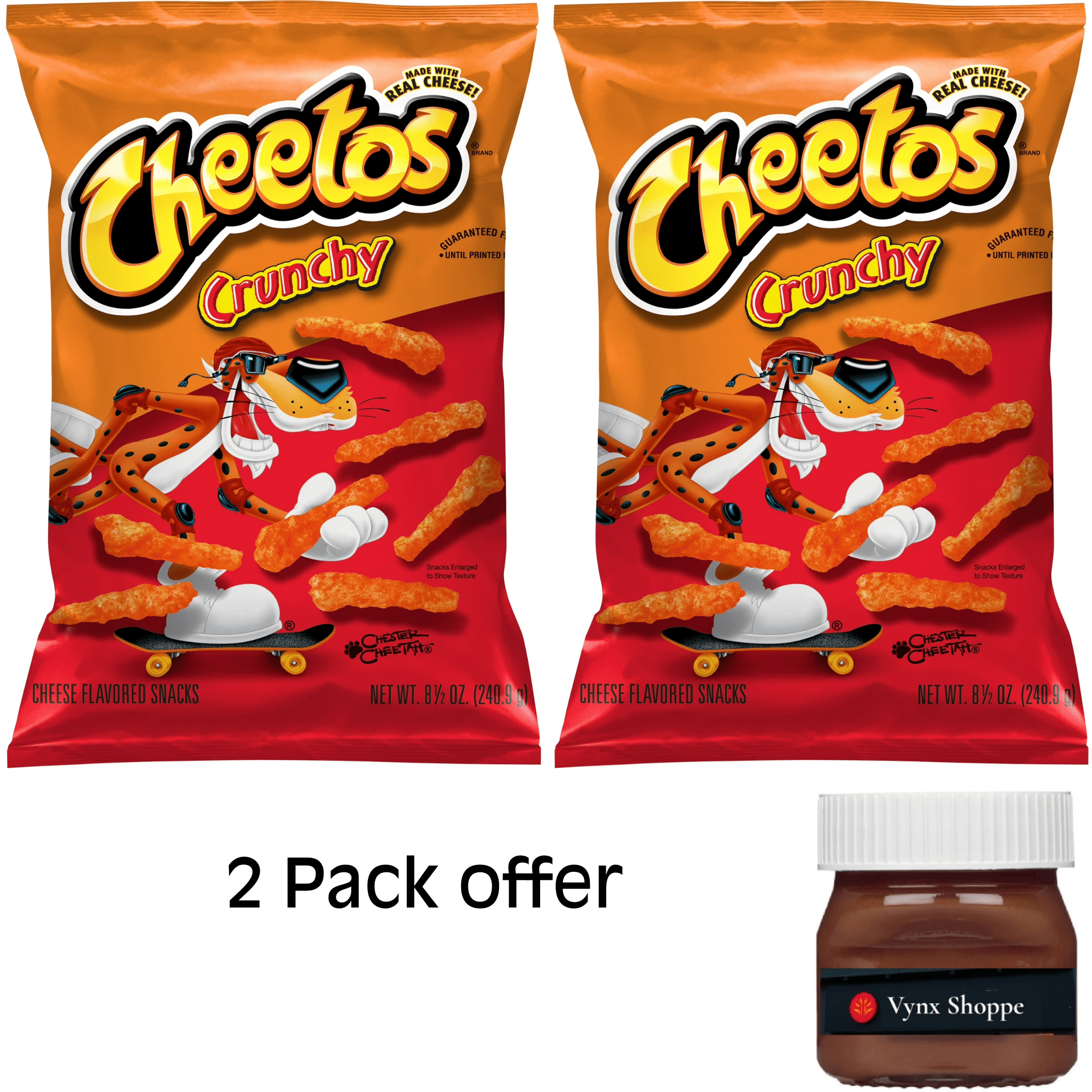 Cheetos Crunchy Cheese Flavored Snack Chips, 8.5 oz Bag - Walmart.com