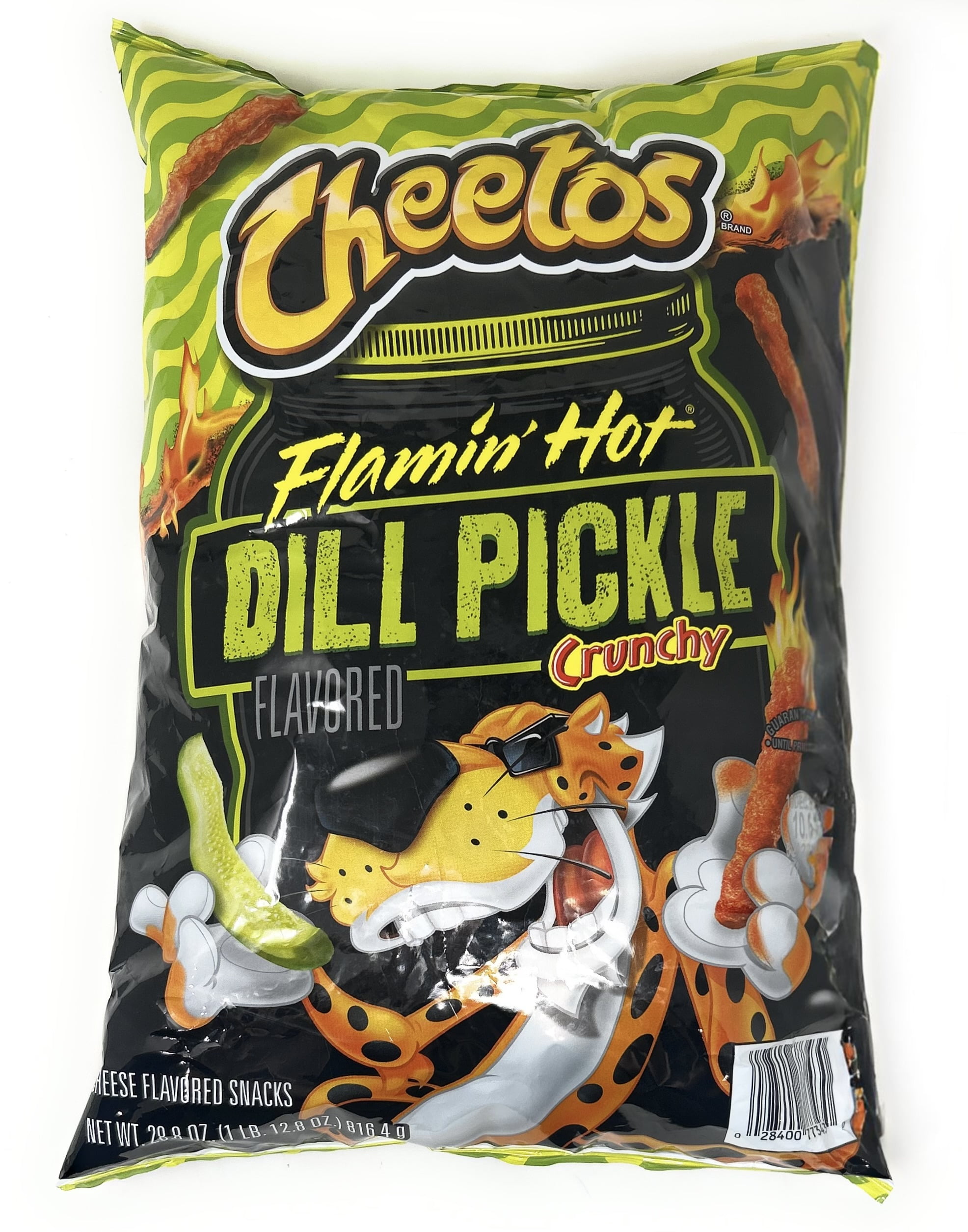 Cheetos Crunchy Flamin' Hot Dill Pickle, 28.8 Ounce - Walmart.com