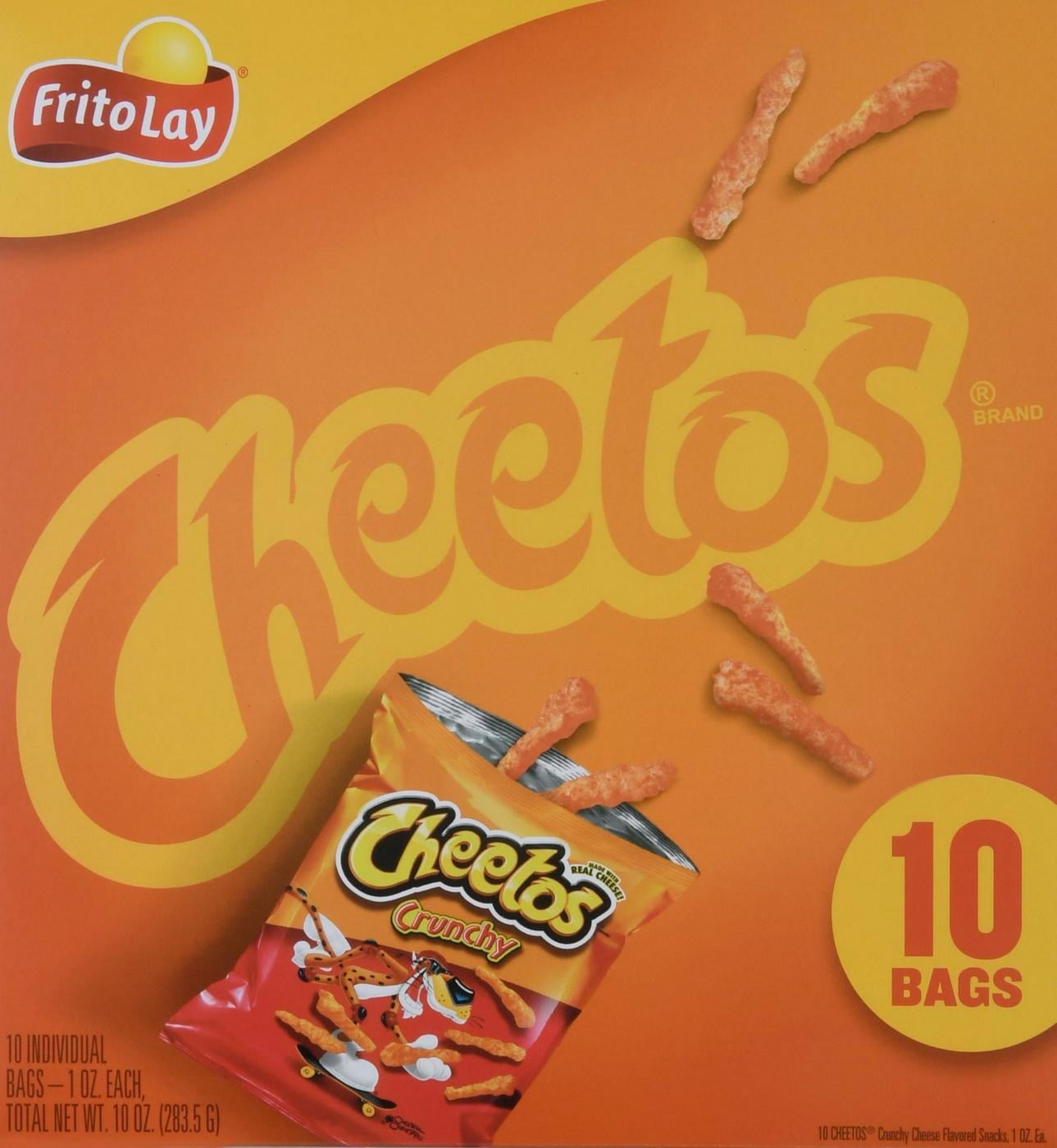 Cheetos Crunchy Cheese Snacks Multipack 10 ct - Walmart.com
