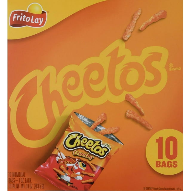 Cheetos Crunchy Cheese Snacks Multipack 10 ct - Walmart.com