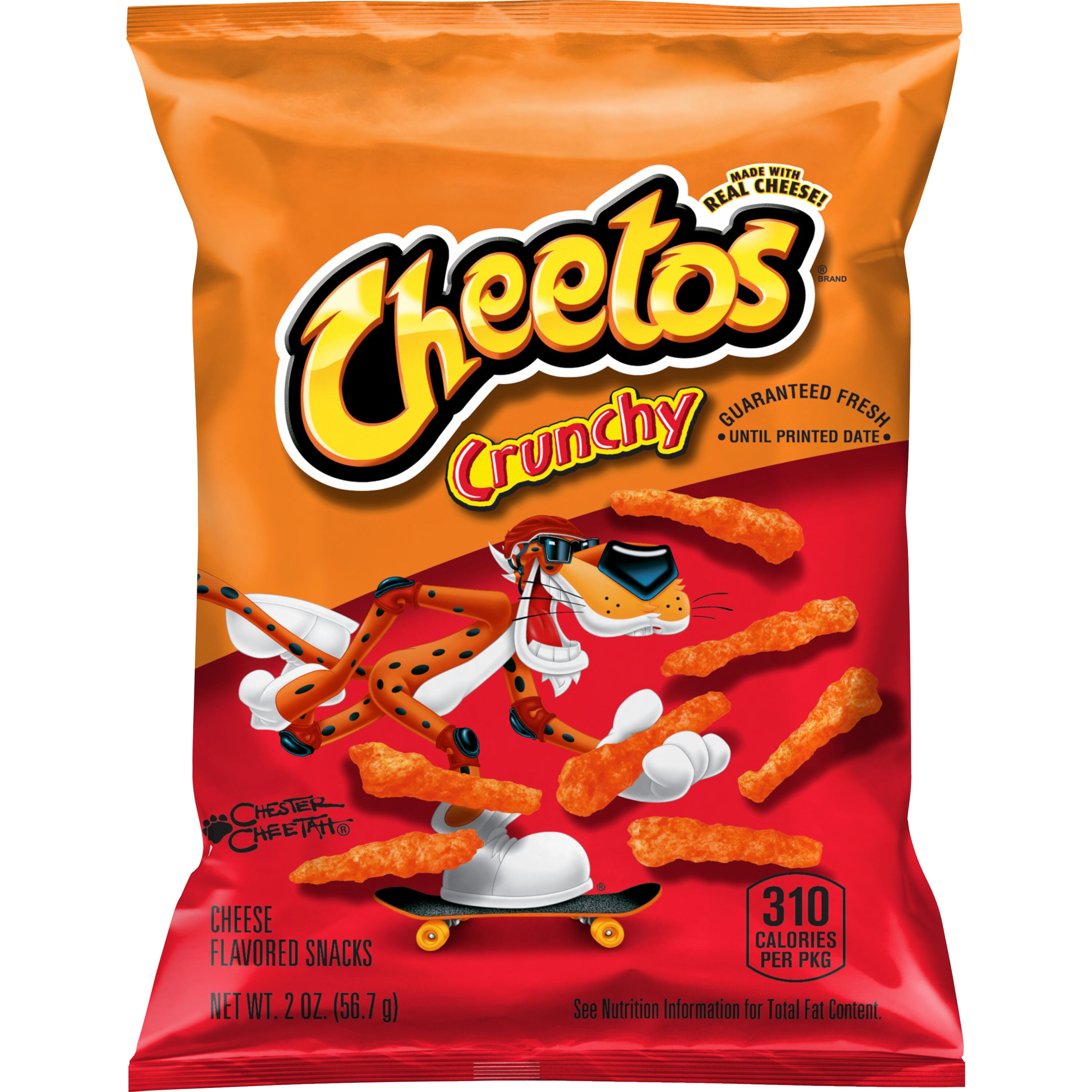 Cheetos Crunchy, Original Cheese-Flavored Snacks, Gluten-Free, Single ...