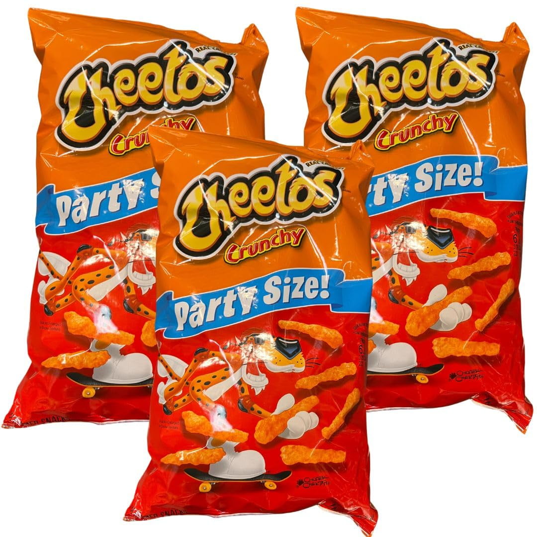 Cheetos Crunchy Party Size 15 oz Pack of 3 - Walmart.com