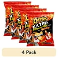 (4 pack) Cheetos Crunchy XXTRA Flamin' Hot Cheese Flavored Snack Chips ...