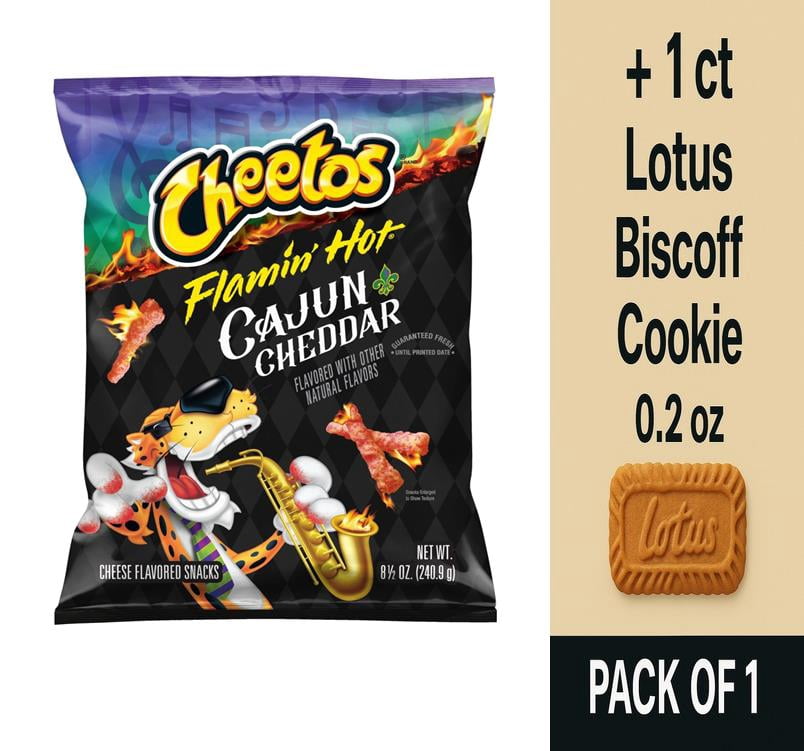 Cheetos Flamin Hot Cajun Cheddar Flavored Snacks 8.5 oz - Pack of 1 ...