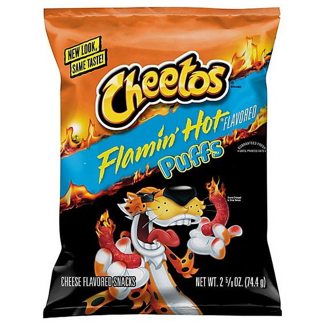 Cheetos Flamin Hot Jumbo Puff Cheese Flavored Snacks - 2.625 Oz. - Walmart.com