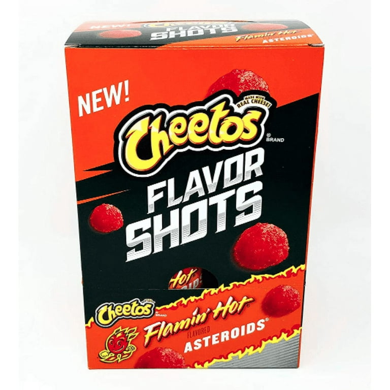 Cheetos Flavor Shots Flamin Hot Asteroids Box Of, 50% OFF