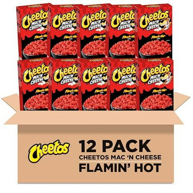 Cheetos Mac & Cheese Flamin' Hot 5.6oz Boxes (Pack of 12) - Walmart.com