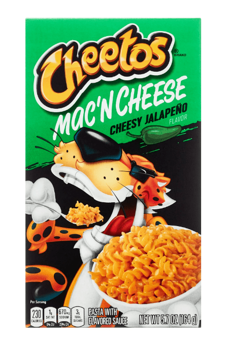 Cheetos Mac 'N Cheese, Cheesy Jalapeno Flavor, Mac and Cheese, Macaroni ...