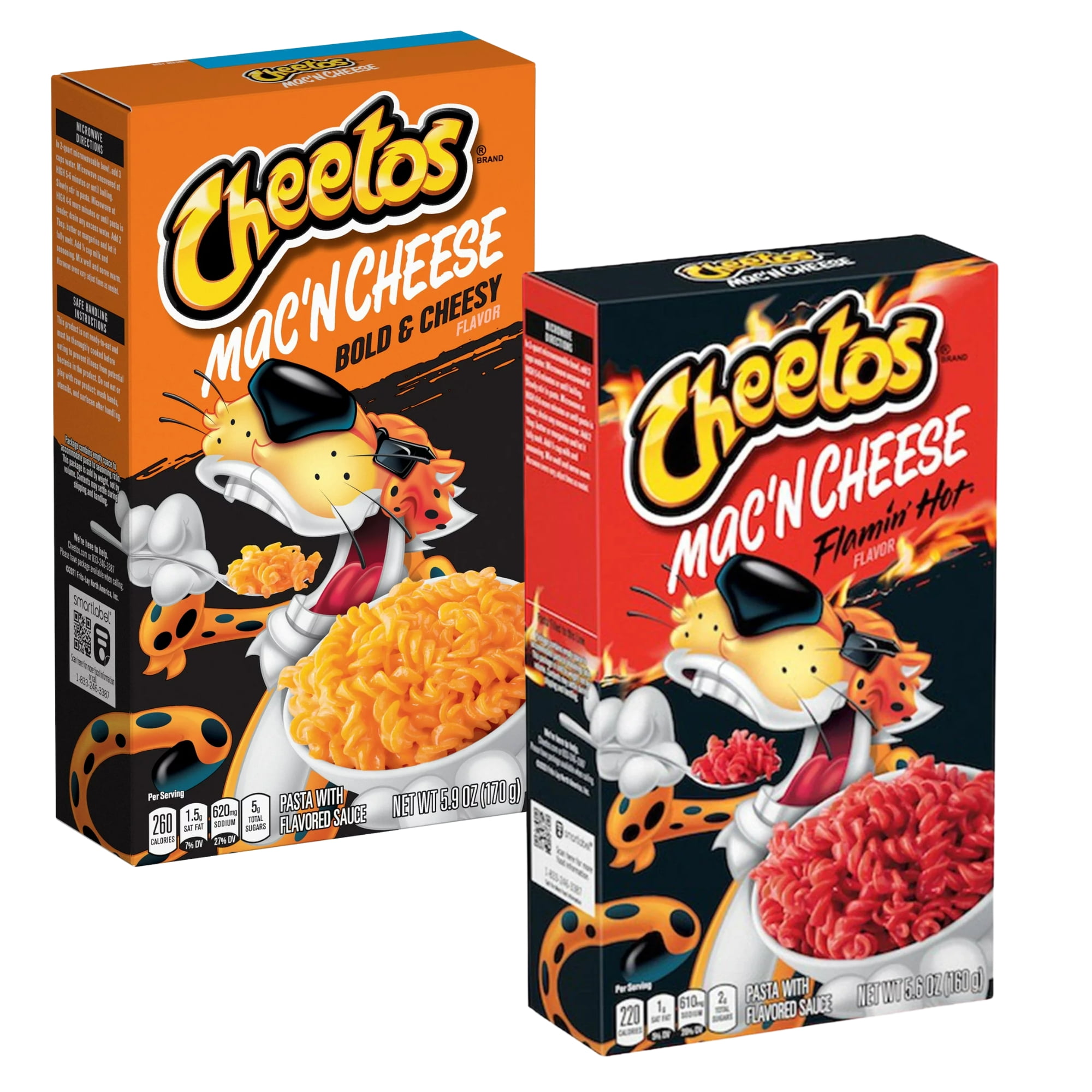 Cheetos Mac 'N Cheese Flamin Hot and Bold & Cheesy Flavor, Creamy ...
