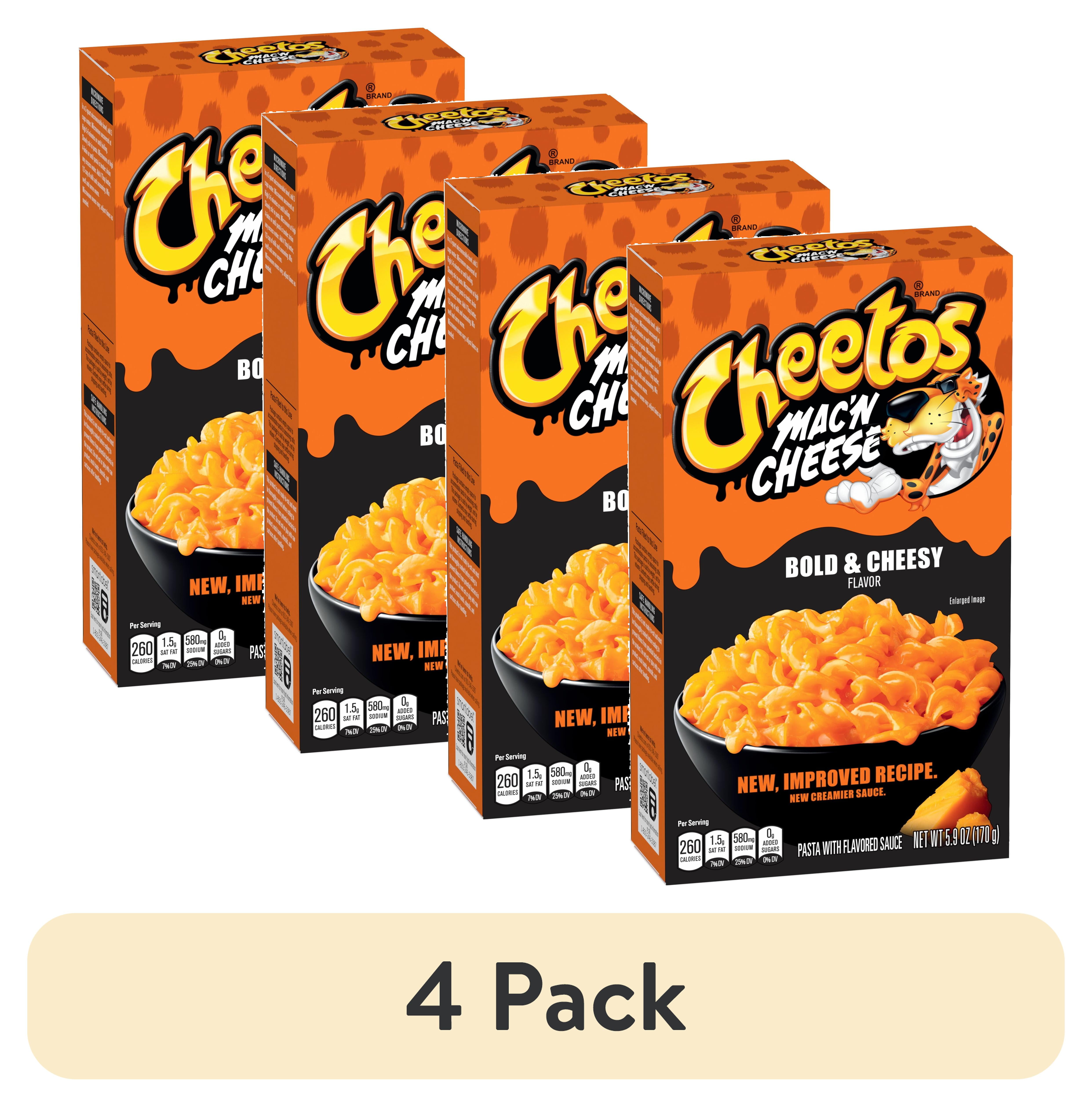4 Pack Cheetos Mac N Cheese Pasta With Flavored Sauce Bold And Cheesy