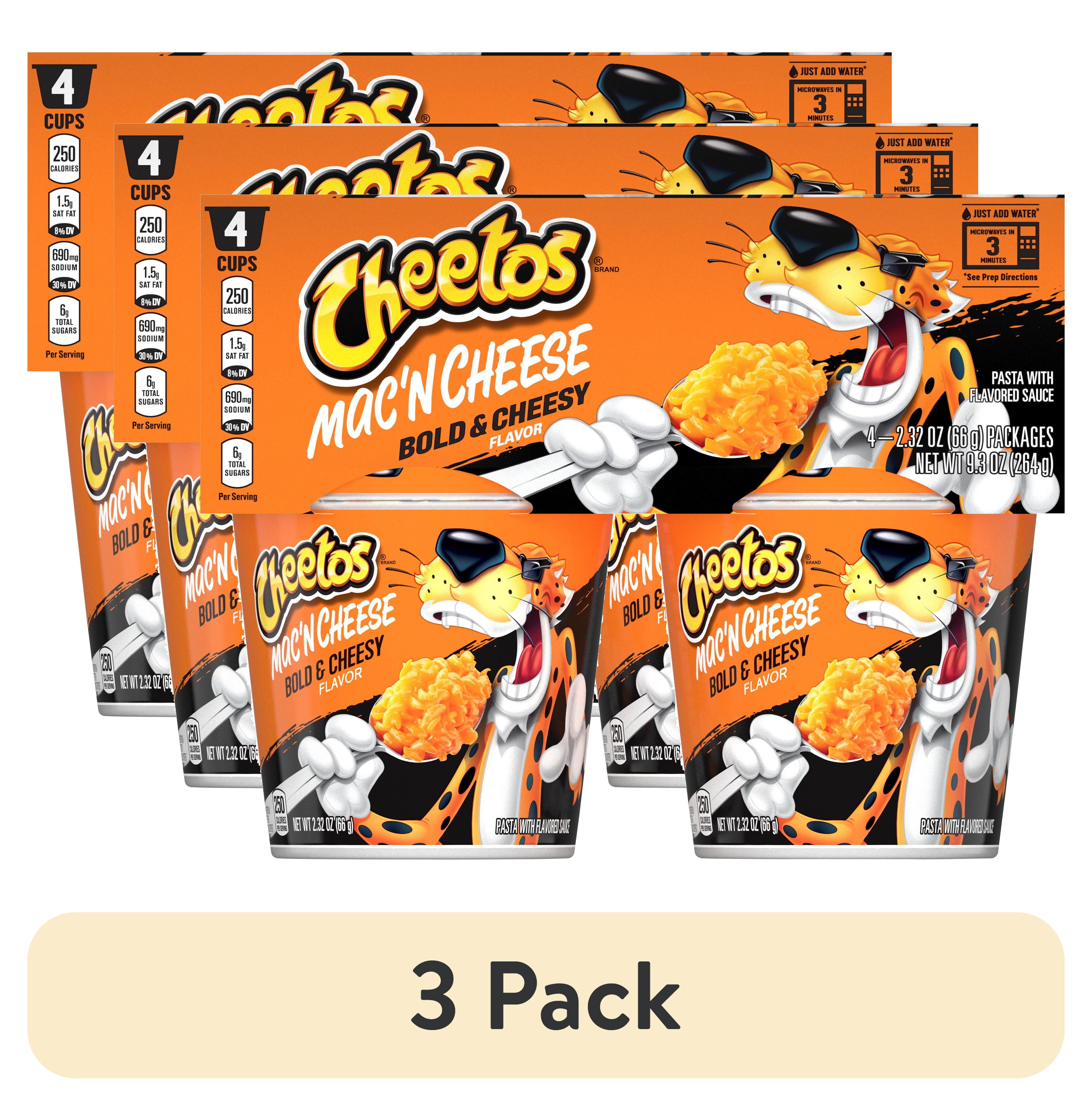 3 Pack Cheetos Macn Cheese Pasta With Flavored Sauce Bold And Cheesy