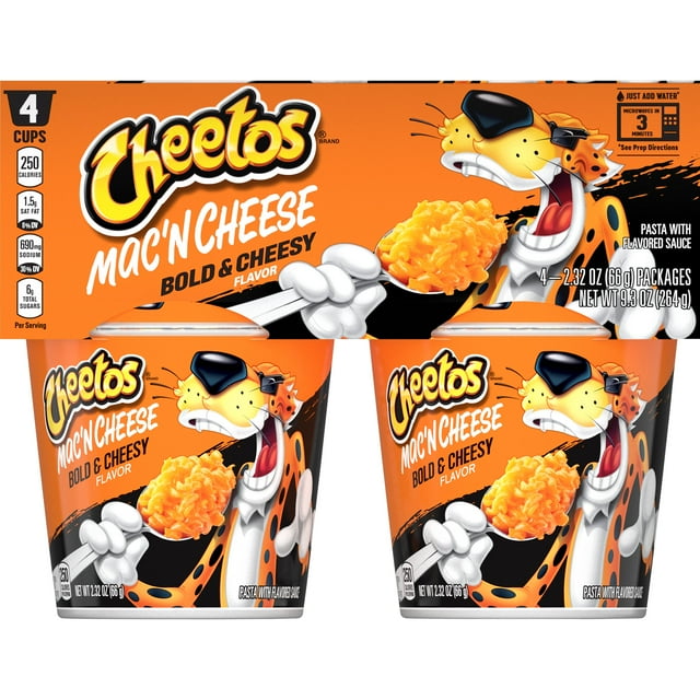 Cheetos Mac'N Cheese Pasta with Flavored Sauce Bold and Cheesy Flavor ...