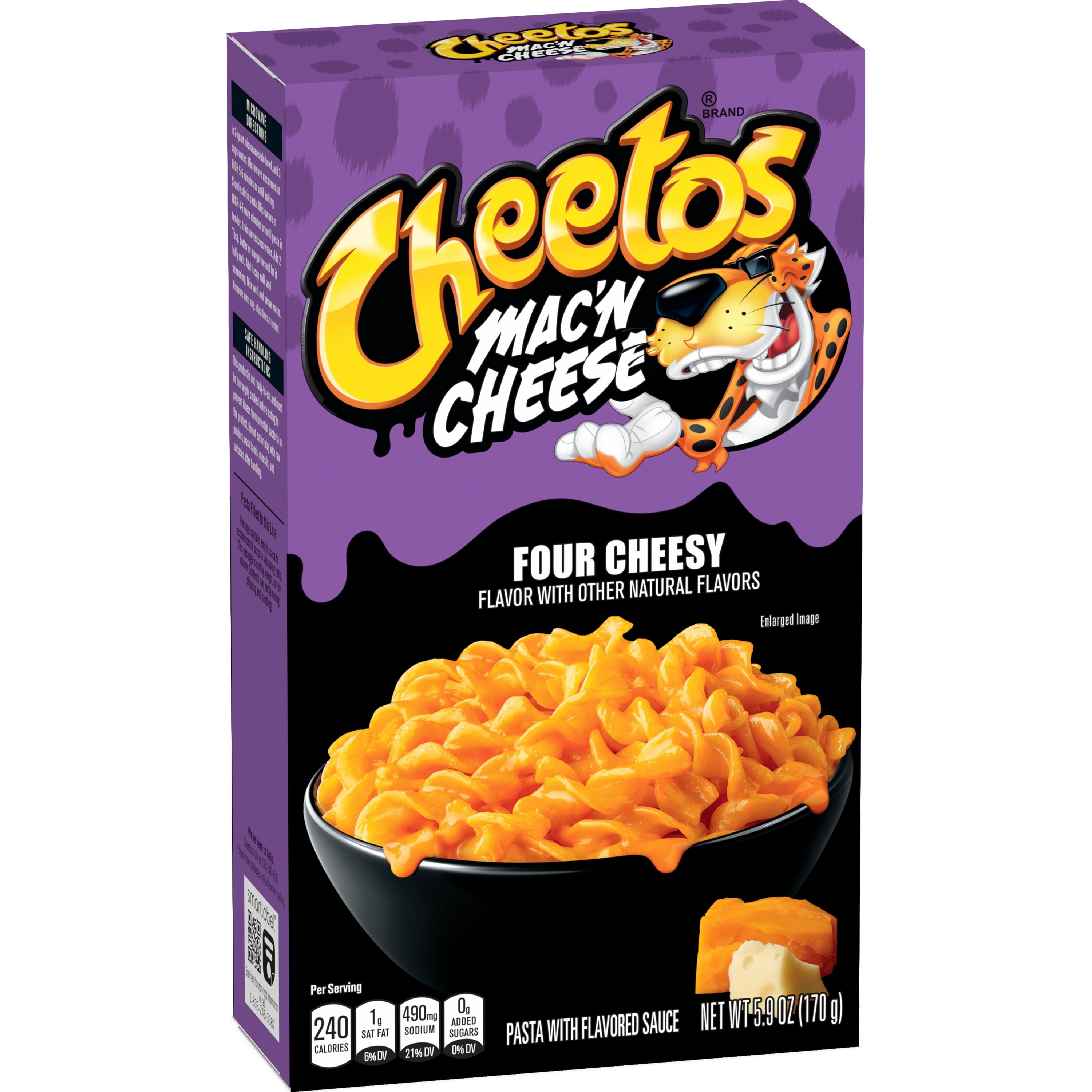 Cheetos Mac' n Cheese Pasta with Flavored Sauce Four Cheesy, 5.9 oz , 1 ...