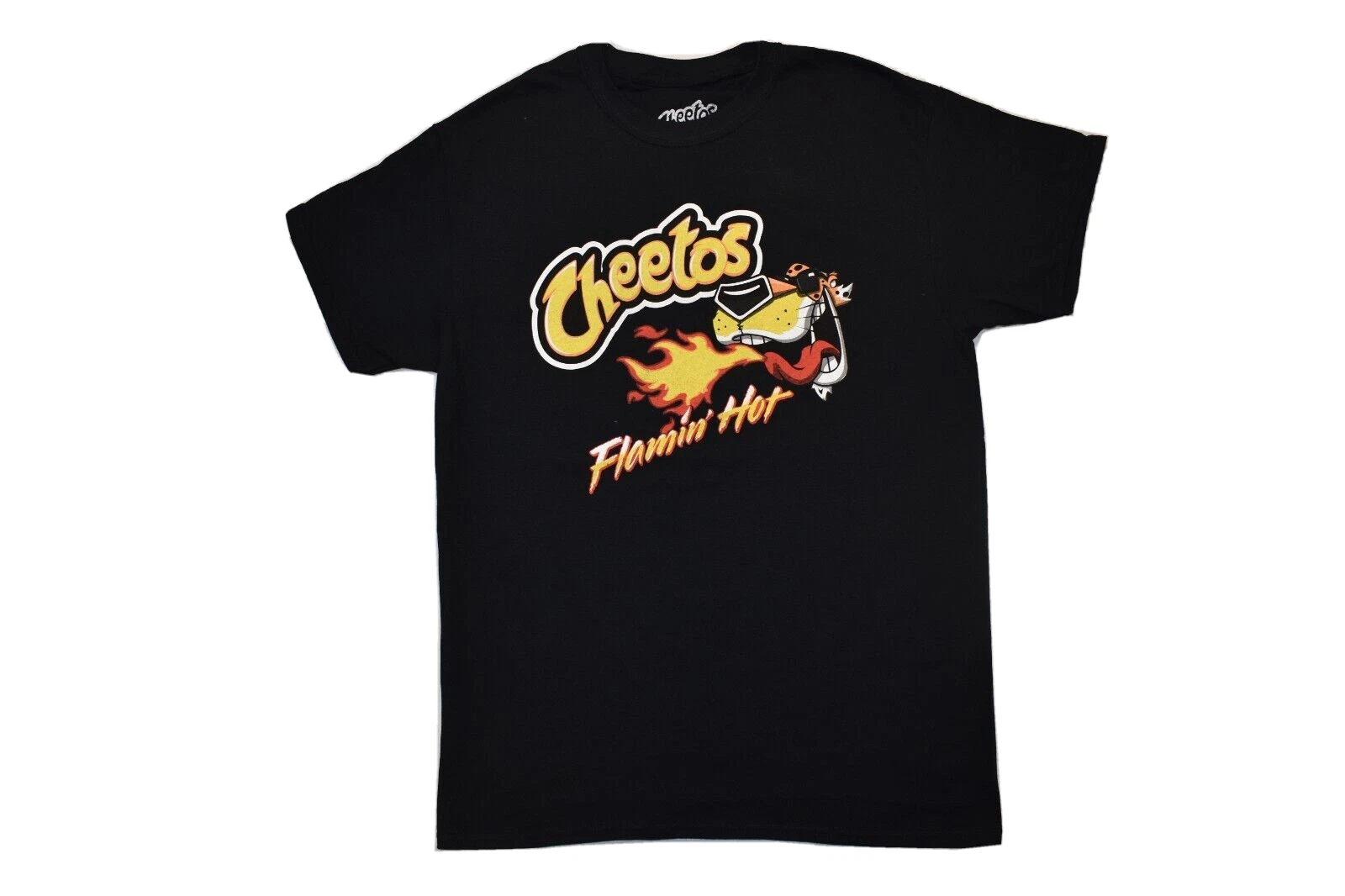 Cheetos Mens Cheetos Flamin' Hot Chester Cheetah Black Shirt New M, 2XL ...