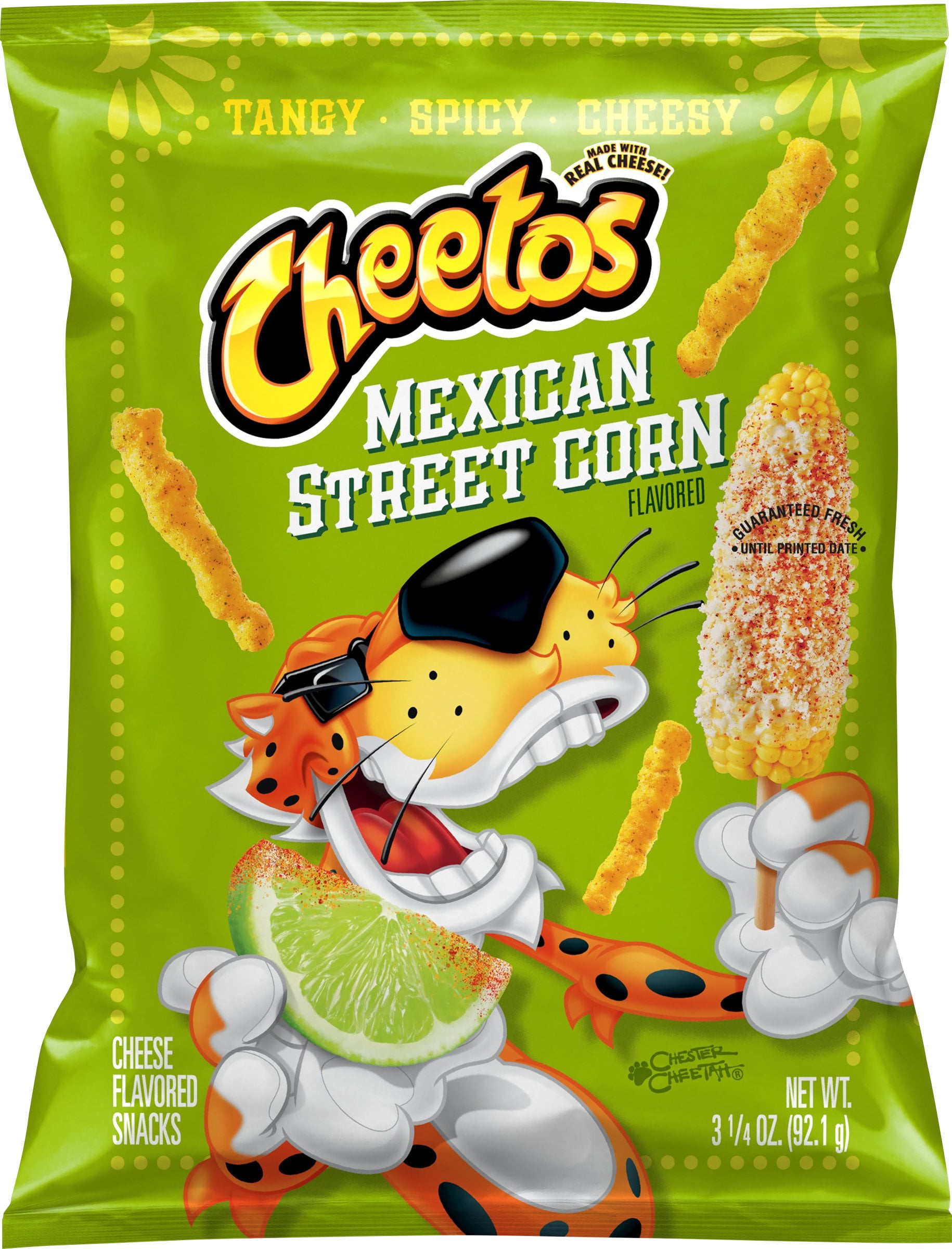 Cheetos Crunchy Cheddar, Mexican Street Corn Cheese Chips, Puffed ...