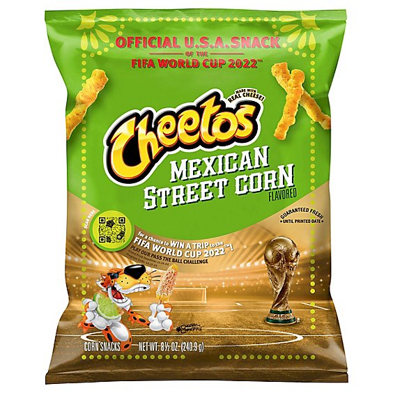 Cheetos Mexican Street Corn Cheese Flavored Snacks 8.5 oz - Walmart.com
