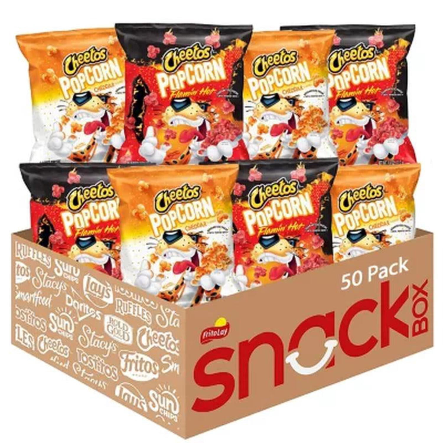Cheetos Popcorn Variety Pack (0.63 Oz., 50 Pk.) - Walmart.com