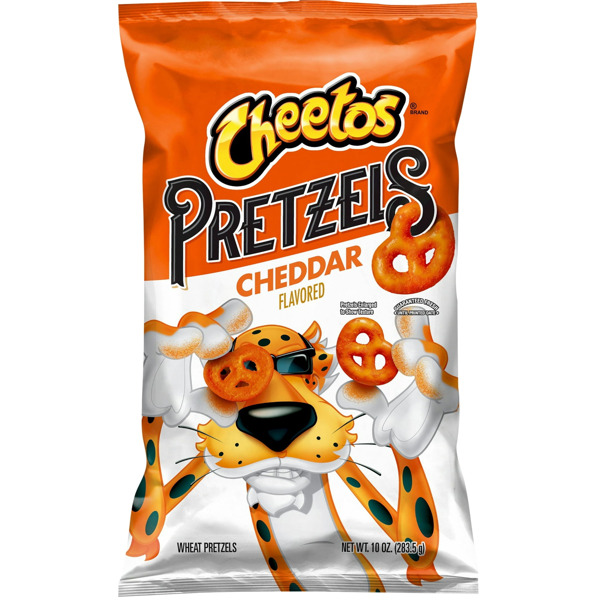 Cheetos Pretzels Cheddar Flavored Pretzel Snack Chips, 10.0oz Bag-Pack Of 6 - Walmart.com