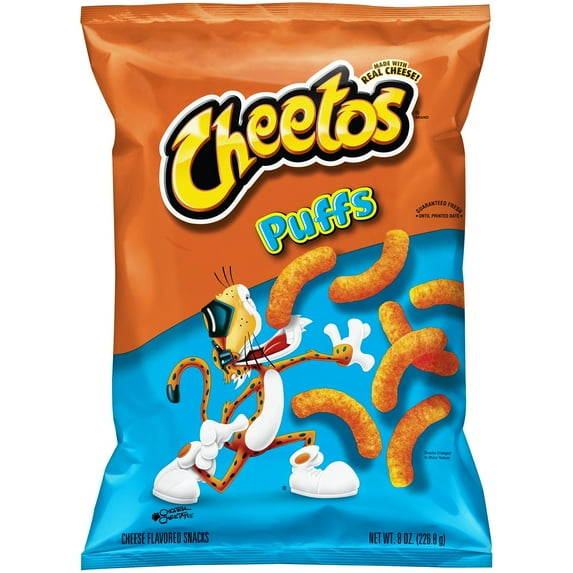 Cheetos Puff Cheese Flavored Snack Chips, 8 oz-Pack Of 6 - Walmart.com