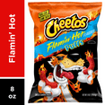 Cheetos Puffs Cheese Flavored Snacks Flamin Hot Flavored8 Oz