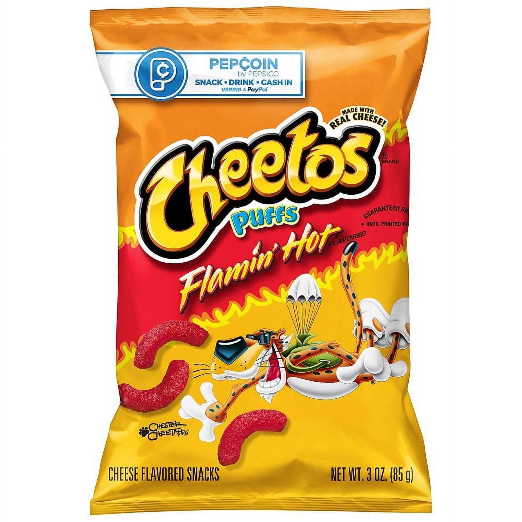 Cheetos Puffs Flamin Hot 3.0OZ - Walmart.com