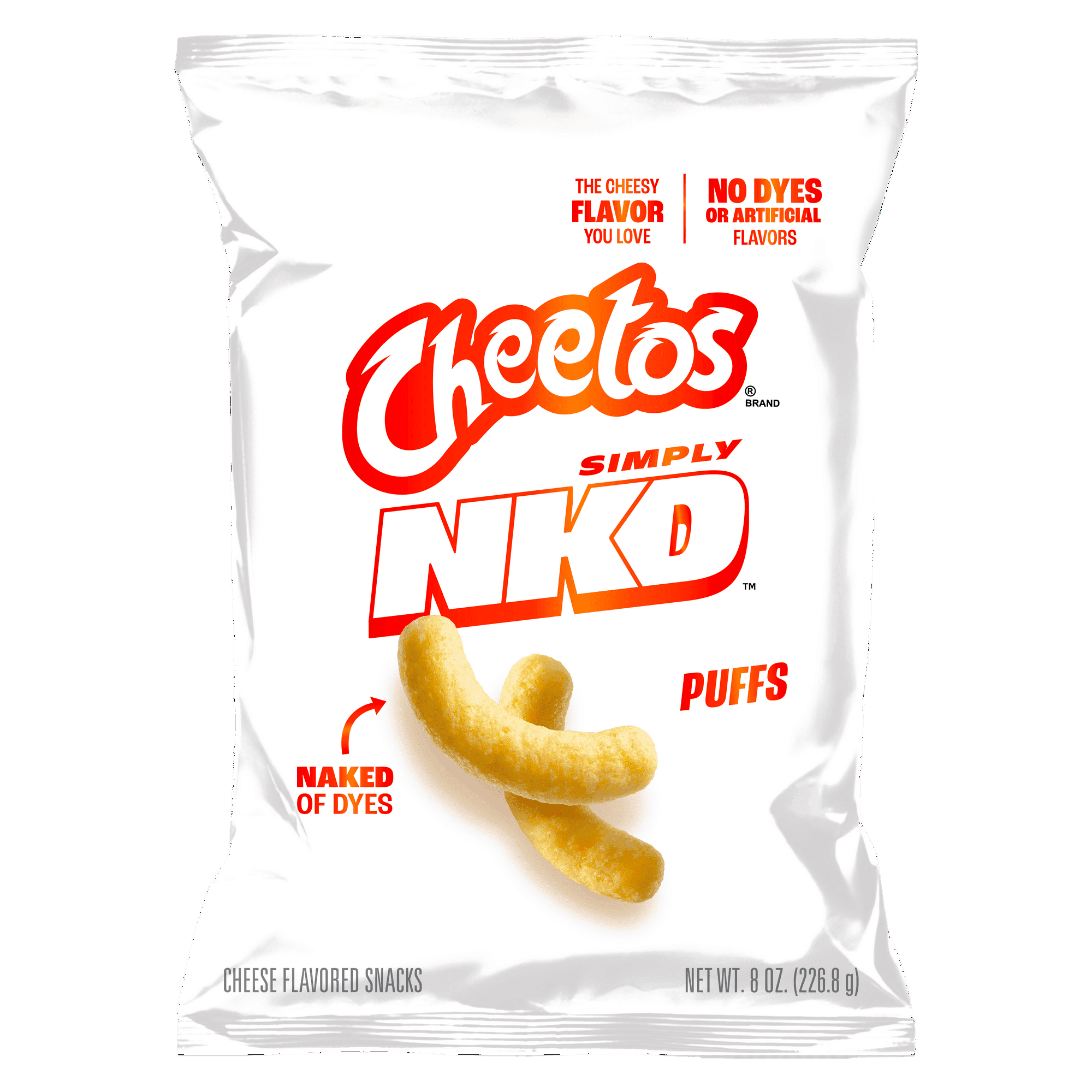 Cheetos Simply NKD, No Dyes No Artificial Flavors Puffs Cheese Flavored ...
