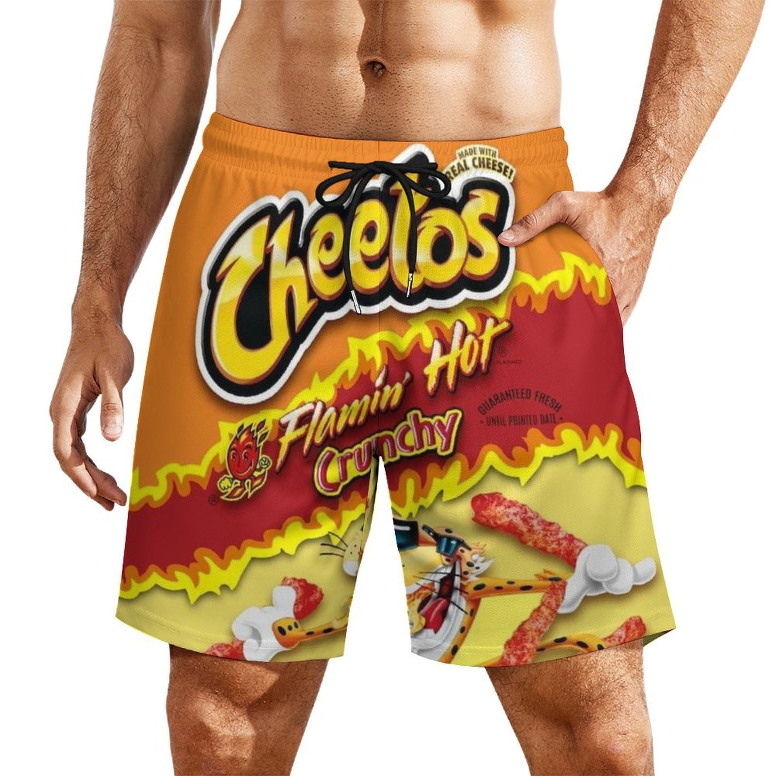 Cheetos Swim Trunk for Men, Beach Compression Liner Shorts, Quick Dry ...