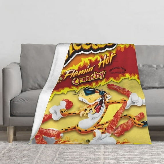 Cheetos Ultra-Soft Micro Fleece Blanket Multi-Size Flannel Blanket ...