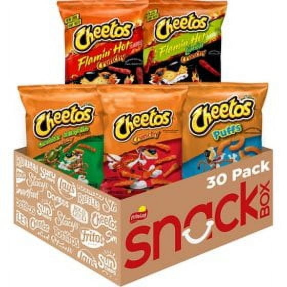 Cheetos Variety Pack Cheese Flavored Snack Mix, 30 count.pack of 2 ...