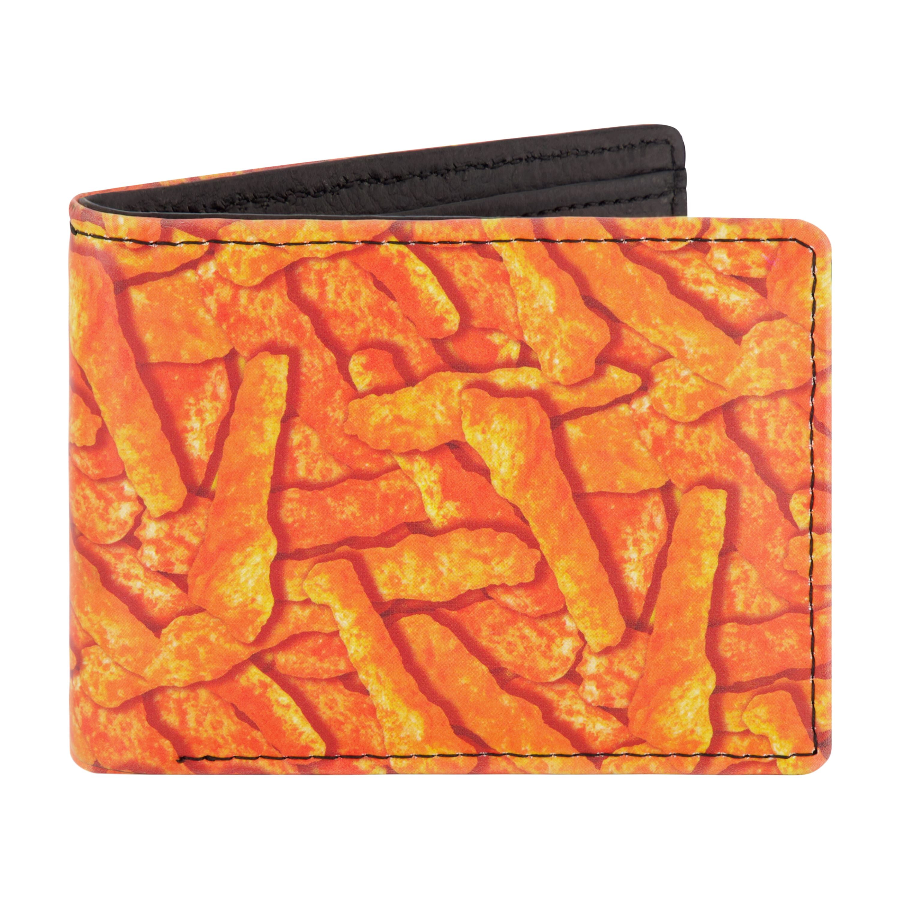 Cheetos Wallet, Big Cheese Slim Bifold Wallet with Decorative Tin Case ...