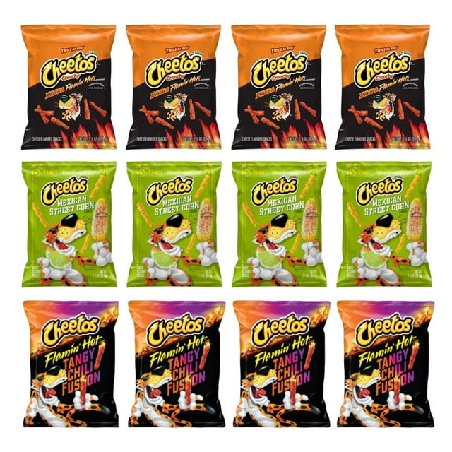 Cheetos Xxtra Flamin Hot, Tangy Chili , Mexican Street Corn, Variety ...