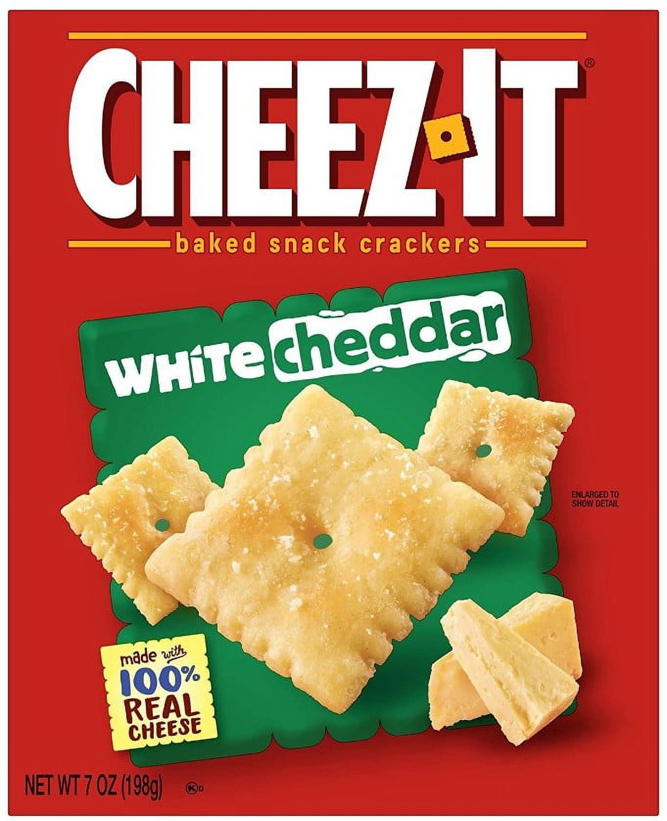 Cheez-It White Cheddar Cheese Crackers 7 oz (Pack of 24) - Walmart.com