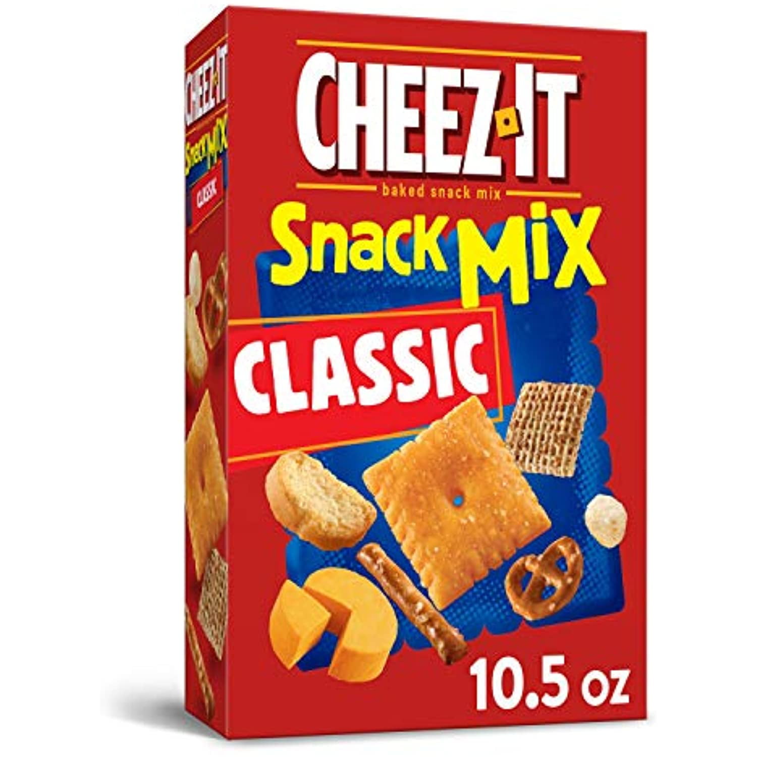 Cheez-It Original Cheese Cracker, Classic Baked Snack Mix, 10.5 Oz Box ...