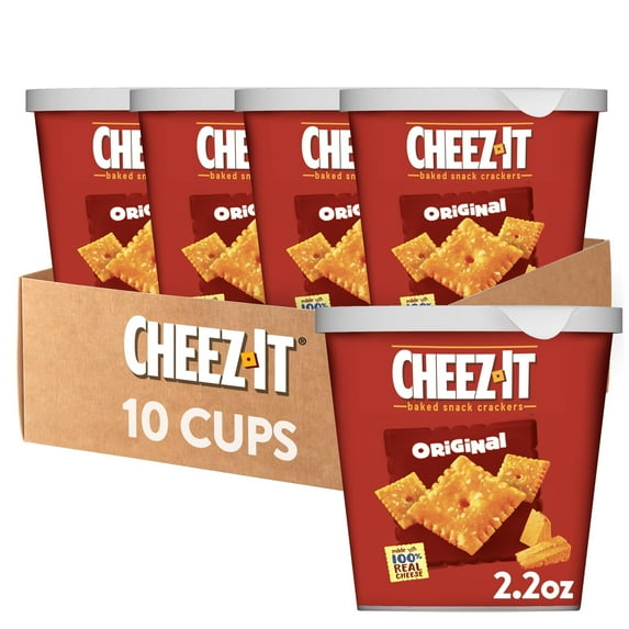 Cheez-It Cheese Crackers, Baked BCF26 Snack Crackers, Office and Kids ...