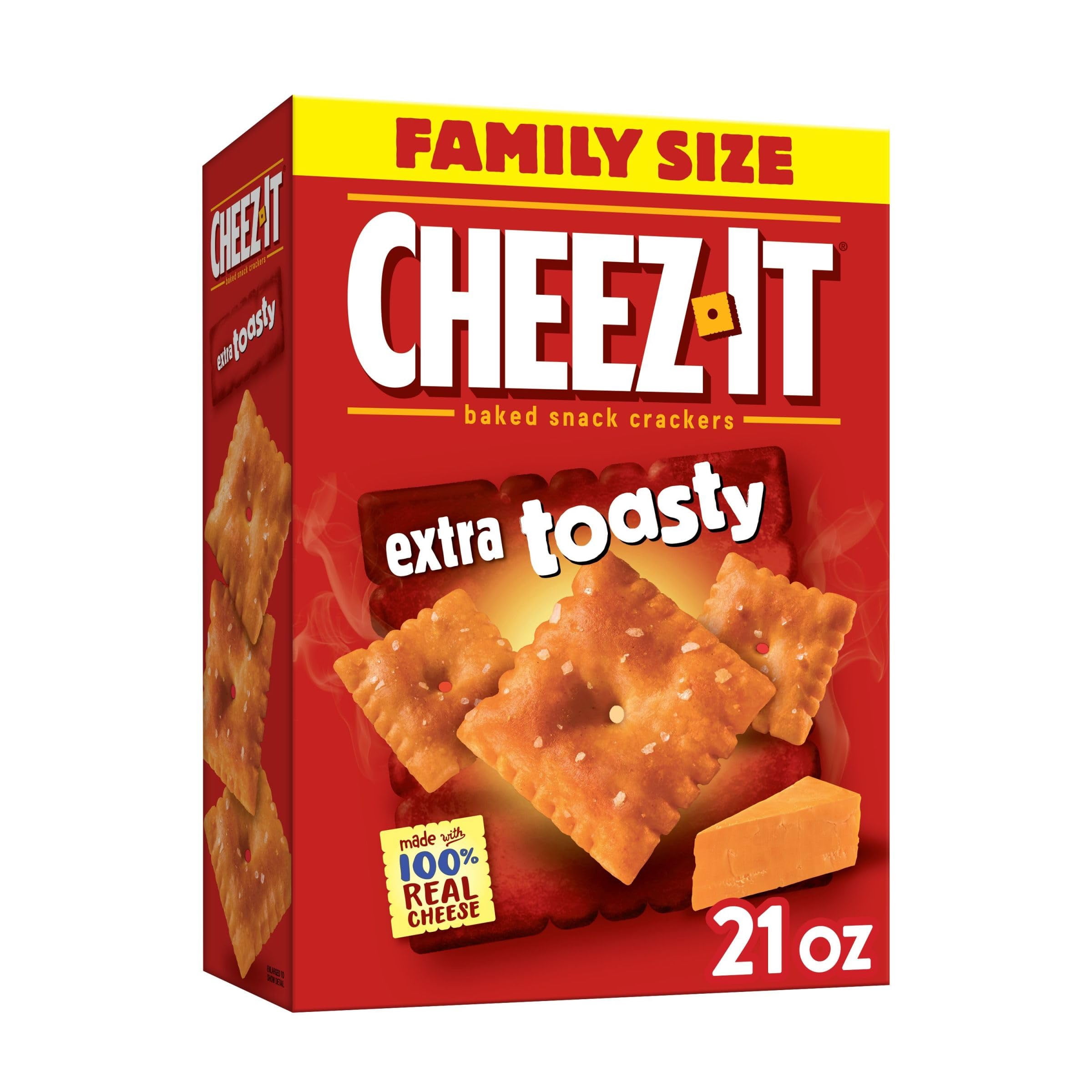 Cheez-It Cheese Crackers, Baked OIF8 Snack Crackers, Lunch Snacks ...