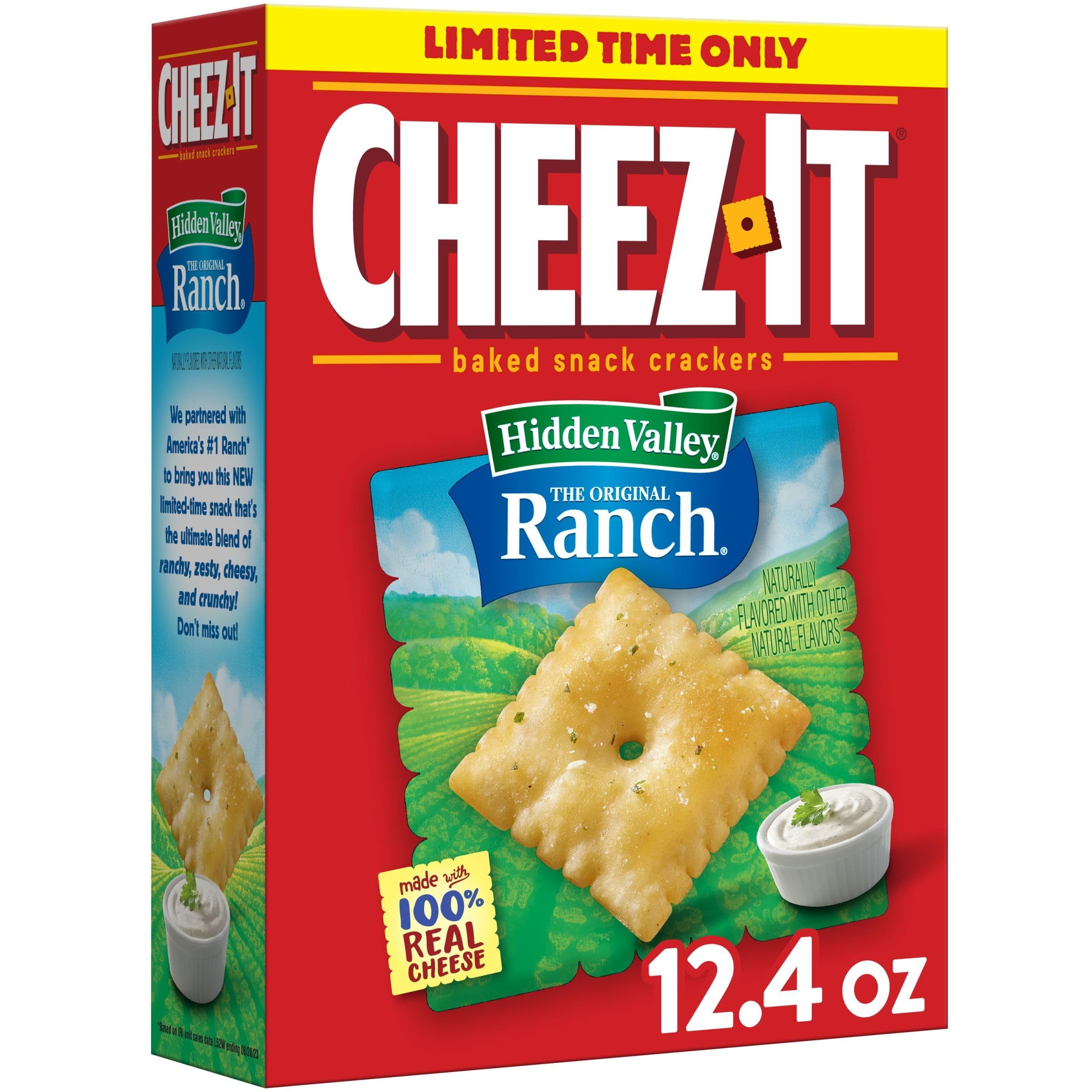 Cheez-It Cheese Crackers, Baked OIF8 Snack Crackers, Lunch Snacks ...