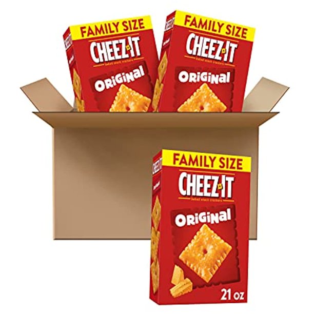 Cheez-It Cheese Crackers, Baked Snack Crackers, Bulk Pantry Staples ...